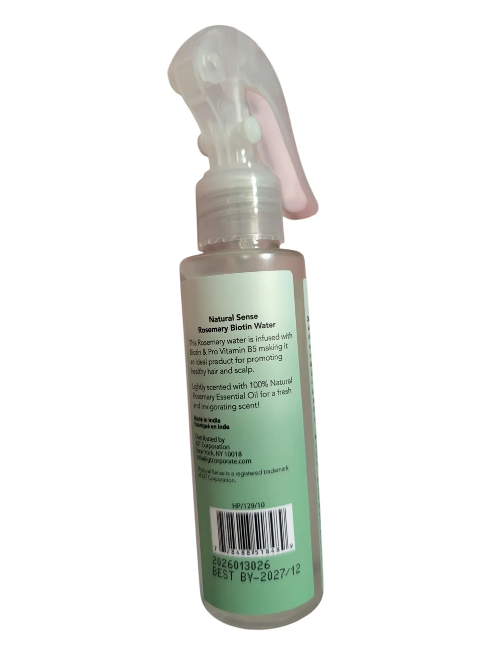 Natural Sense | Hair | Rosemary Biotin Hair Thickening Water Mist ...
